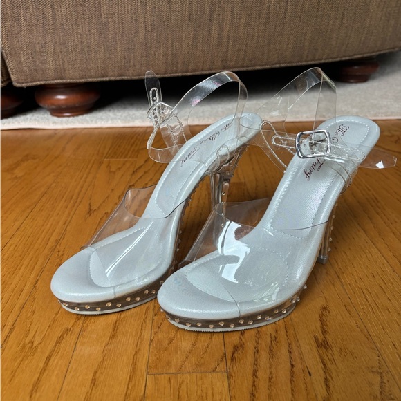 The Shoe Fairy | Shoes | Clear Radiant Olympian Heels | Poshmark